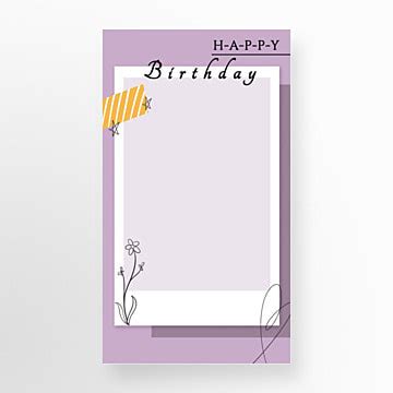 Ki U Aesthetic Instagram Story Background Happy Birthday Sang