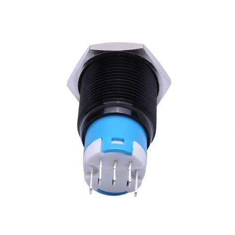 Interruptor de botón momentáneo impermeable del acero inoxidable de 16m