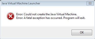 Trick Java Virtual Machine Launcher Error Minecraft Windows For