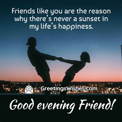 Good Evening Messages For Friends Greetings Wishes