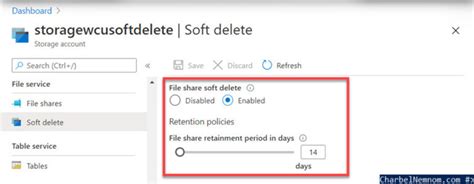 How To Enable And Disable Soft Delete For Azure File Shares Via Rest