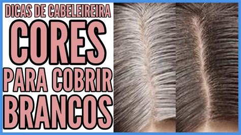 Cores Para Cobrir Brancos Cabelo Luzes Youtube