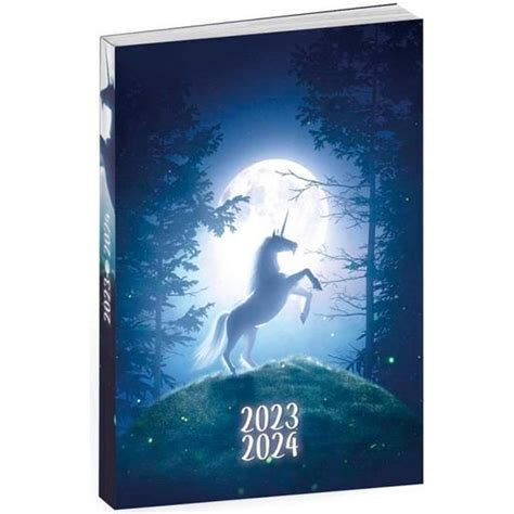 Agenda Scolaire ANONYM Licorne 2023 2024 Cdiscount Beaux Arts Et