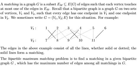 1 prove that a maximum matching in a bipartite graph