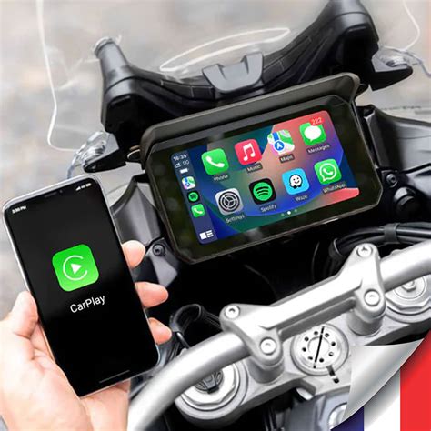 P Carplay Ecran Tactile Pouces Waterproof Sans Fil Carplay Android
