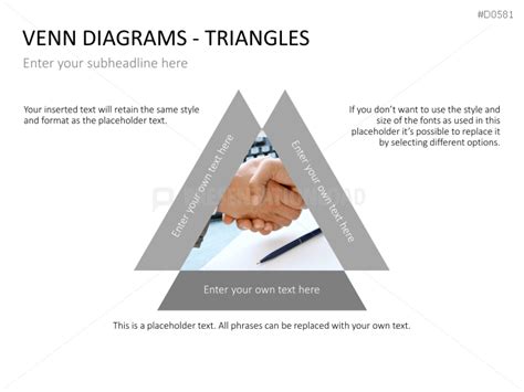 Venn Diagrams Triangles PowerPoint Template