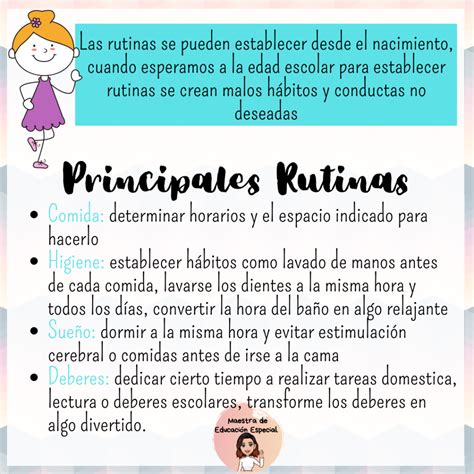 Importancia De Las Rutinas En La Infancia Educacion Emocional