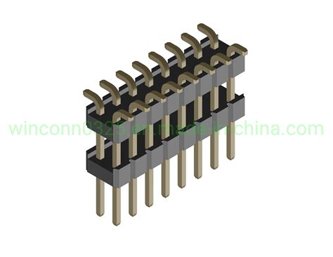 2 54 Mm 2 10 20 Pin SMT Pin Header PCB Surface Mount Horizontal SMD