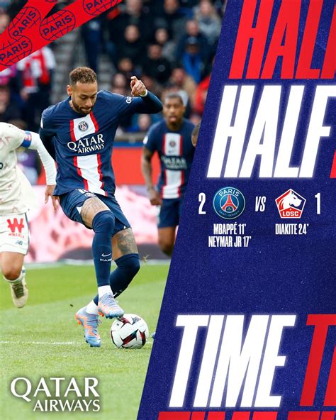 Paris Saint Germain on Twitter C est la pause après 45 minutes de