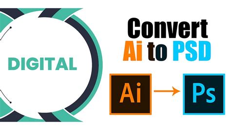 How To Convert Ai To Psd How To Convert Ai To Psd With Layers Youtube