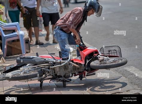 Motorbike Accident Hi Res Stock Photography And Images Alamy