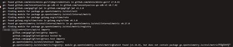Not Contain Package Go Opentelemetry Io Otel Metric Registry Go Install