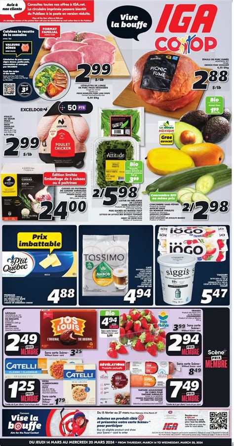 Circulaire Iga Coop Nouveau Brunswick De La Semaine Prochaine In