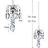 H D HYALINE DORA Crystal Wind Chime Shaped Suncatcher Glass Hanging