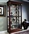 Pulaski Medallion Cherry Two Way Sliding Door Curio Pulaski