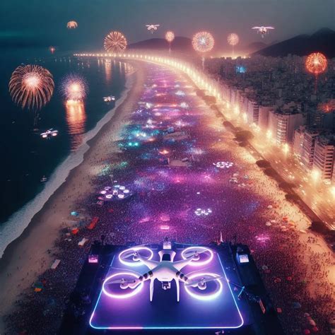 Réveillon de Copacabana 2024 terá show de drones Entenda