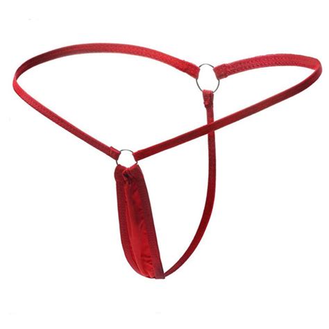 Mini Perizoma A Vita Alta Con Anello In Metallo Bikini Da Etsy Italia
