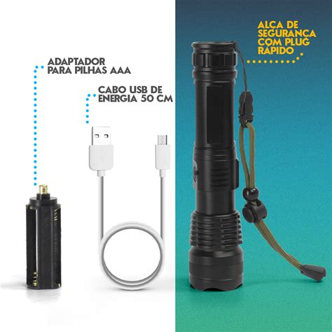 Lanterna T Tica Led Recarreg Vel Melhor Custo Benef Cio Apolum