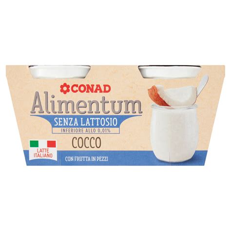 Alimentum Senza Lattosio Cocco 2 X 125 G Conad Conad