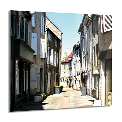 Artprintcave Obraz Na Szkle Uliczka Budynki Nowoczesne X Cm