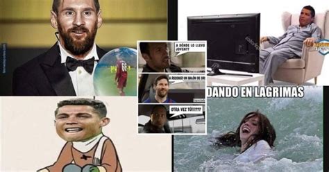 Los memes se burlan de Cristiano Ronaldo tras ganar Messi el Balón de