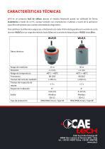 WLR S y WLR L Hidrómetro de Radar CAE S p A Catálogo PDF