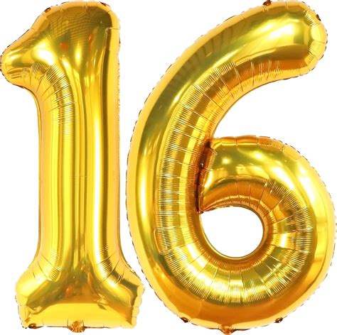 Amazon Katchon Giant Gold Balloon Numbers Inch Helium
