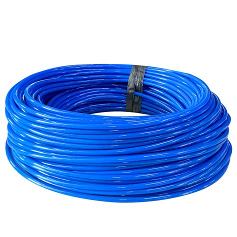 Mangueira Pneumática De Poliuretano pu Tubo 10mm Azul 1 Metro
