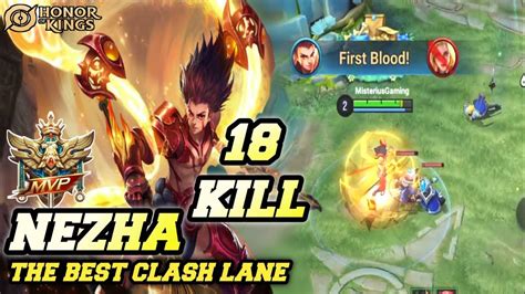 Nezha Best Fighter Clash Lane TOP 1 GLOBAL INDONESIA Gameplay Honor