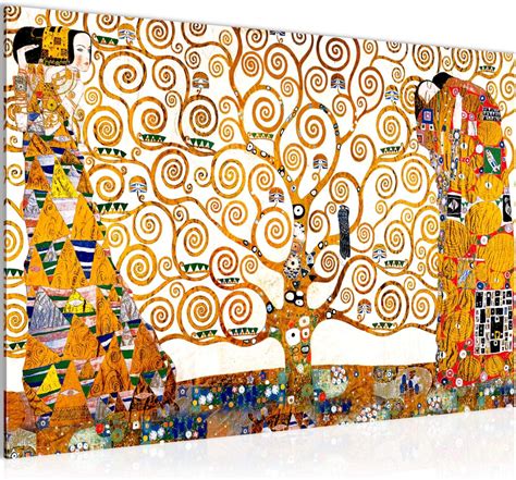Amazon De Runa Art Bild Gustav Klimt Baum Des Lebens Modern Wandbilder