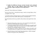 Explain The Difference Between External Docx Explain The