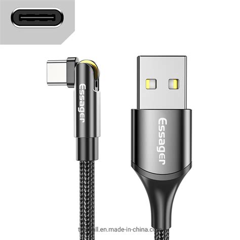 Essager M Degrees Rotating Usb Type C A Fast Charging Cable Data