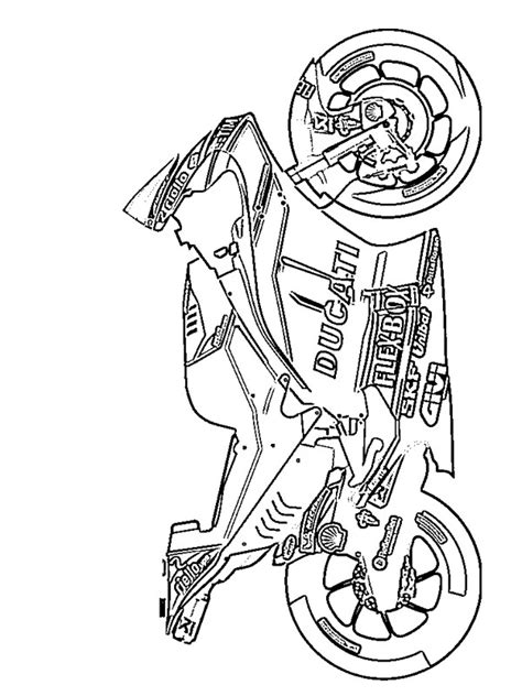 Disegni Da Colorare Di Ducati Motogp Disegnibellidacolorare It The