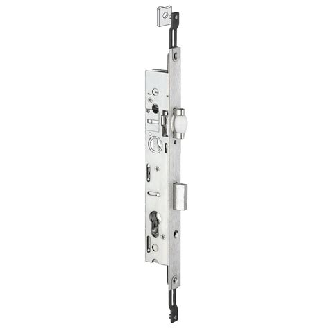 Serrure 3 points pêne dormant à rouleau coffre de 36mm pour tringle