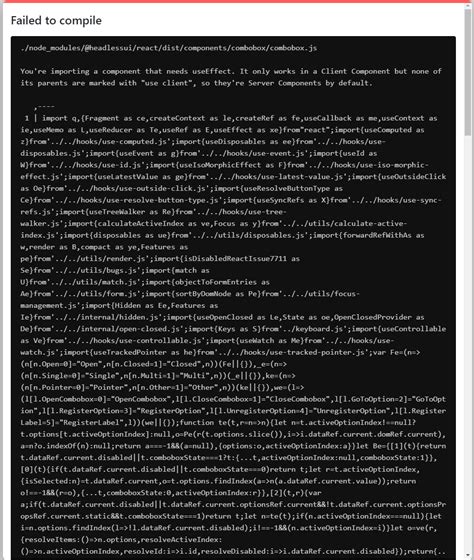 Headlessuireact Not Working With Nextjs 13 · Tailwindlabs Headlessui · Discussion 2081 · Github