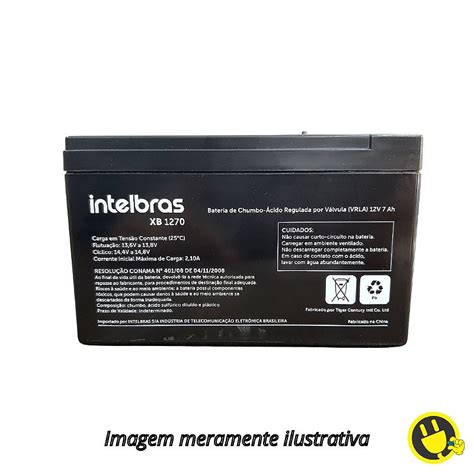 Bateria Chumbo Cido Vrla V Ah Xb Intelbras Arduino E