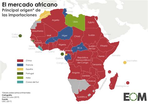 La conquista comercial de China en África Mapas de El Orden Mundial EOM