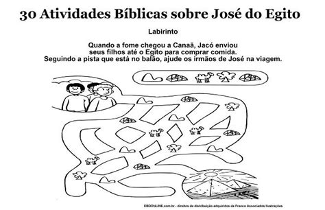 30 Atividades Bíblicas sobre José do Egito para Imprimir e Colorir