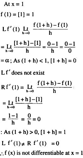 prove that the greatest integer function defined by f x [x] 0