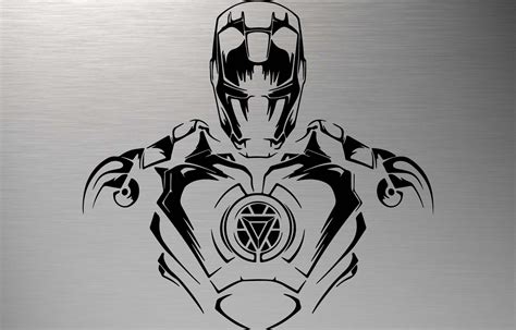 Iron Man SVG IronMan Silhouette Iron Man DXF Iron Man Cut Etsy