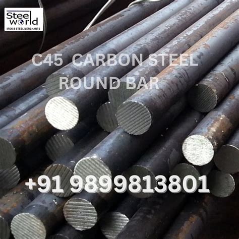 C45 Steel Rolled Round Bar Supplier At Rs 80 Kg EN 8 Steel In New