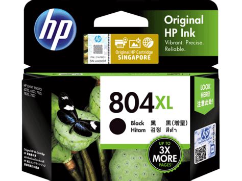 HP 804XL High Yield Black Original Ink Cartridge T6N12AA Shop HP