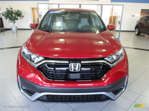 Radiant Red Metallic Honda Cr V Ex Awd Photo