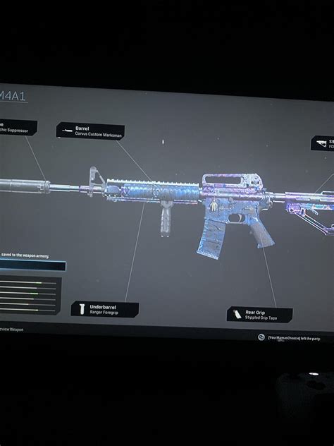 M A Cod Modern Warfare Weapons Blueprints Call Of
