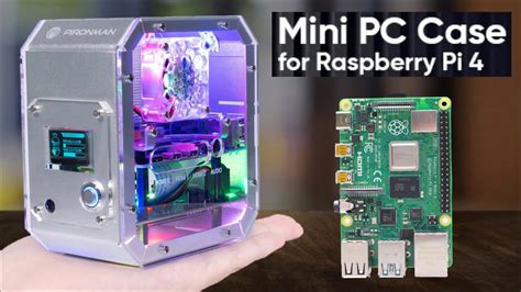 build a customized mini pc using raspberry pi 4 sunfounder pironman raspberry pi 4 case youtube
