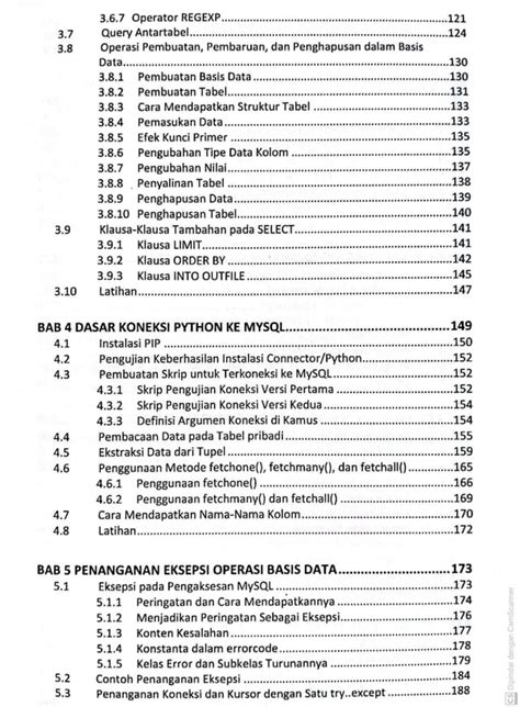 jual buku langkah mudah pemrograman database menggunakan python dan mysql