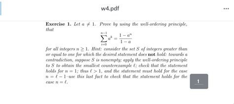 solved w4 pdf 1 prove by using the uell ordering principle