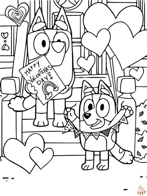 Bluey Friends Coloring Page The Best Porn Website
