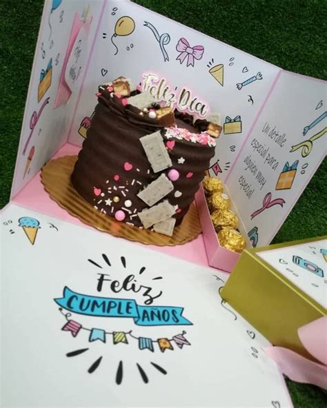 Caja Sorpresa Cumpleaños Desserts Birthday Birthday cake