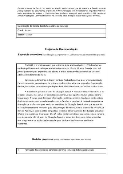 Escola Secund Ria Ciclo Do Ensino B Sico De Estarreja